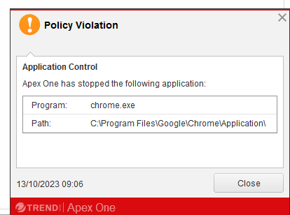 revealjs fails with generating mapview objects when chrome.exe is blocked. Any work arounds ...