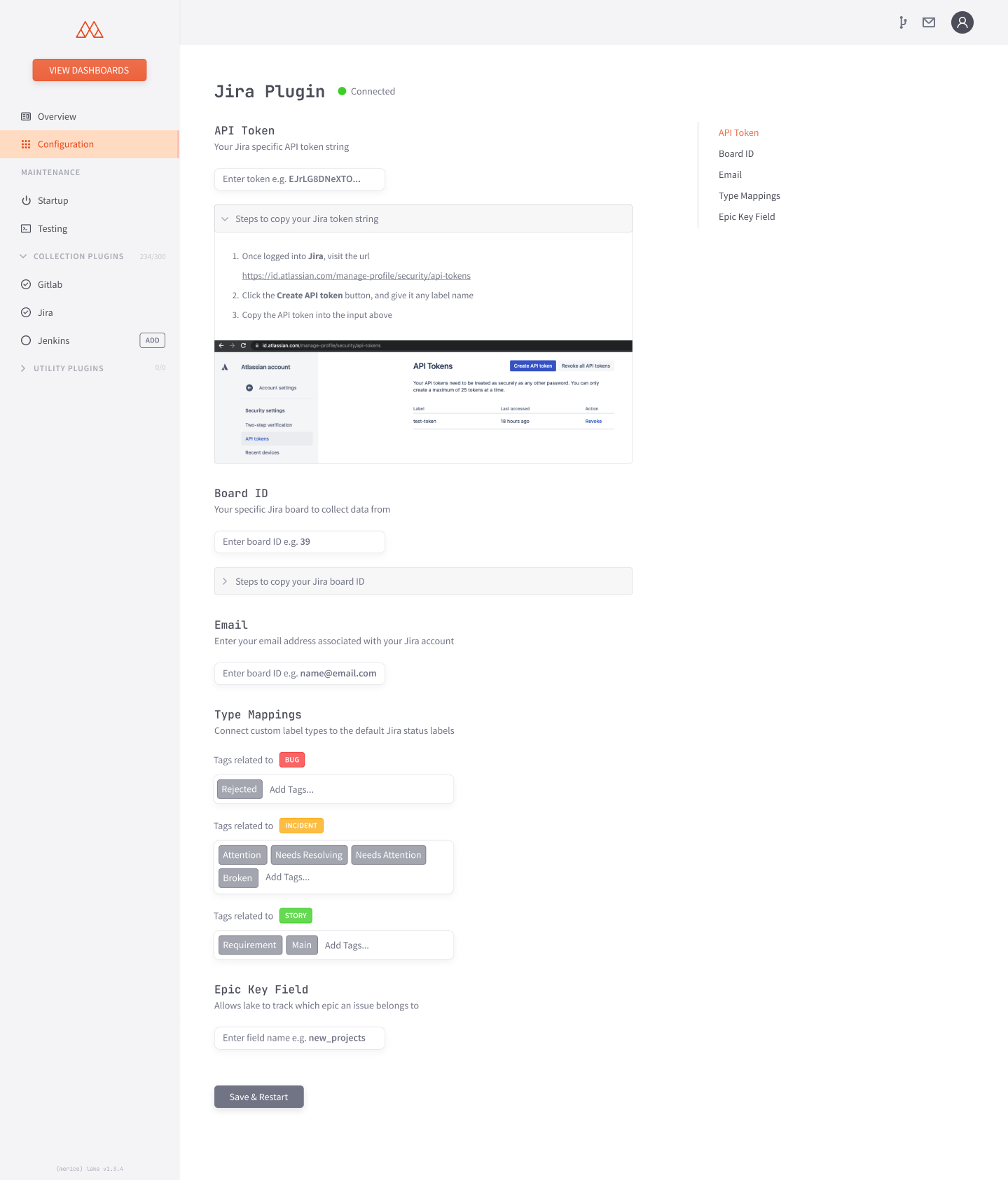 Config dashboard · Issue #337 · apache/incubator-devlake · GitHub