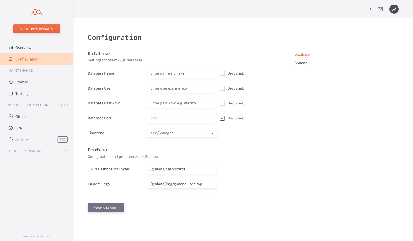 Config Dashboard · Issue 337 · Apacheincubator Devlake · Github 
