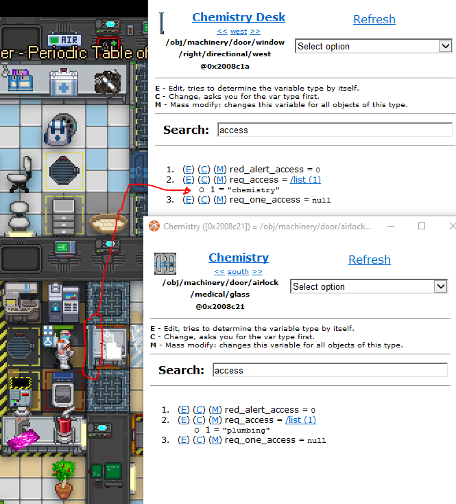 Delta station chemistry windoor has incorrect access · Issue #72548 · tgstation/tgstation · GitHub