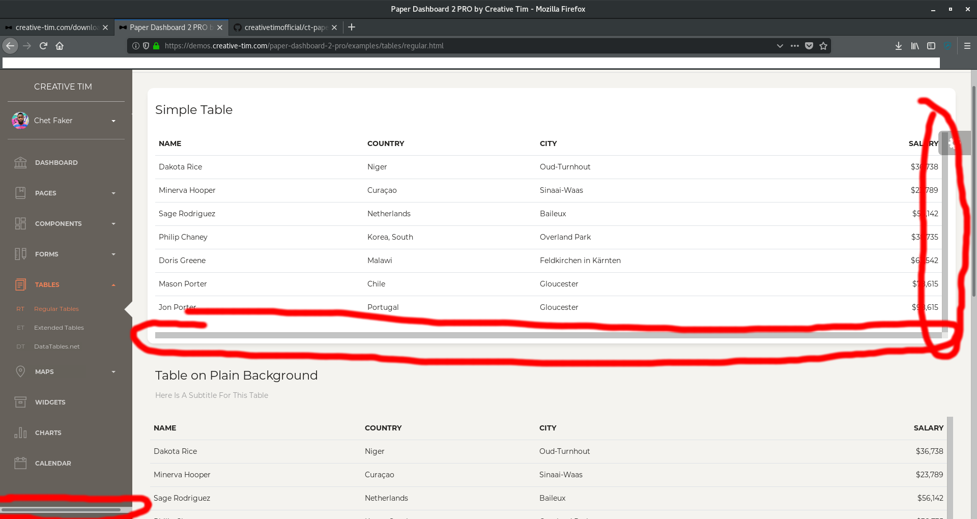 Scrollbars show up although they shouldn't · Issue #1 · creativetimofficial/ct-paper-dashboard-2 ...