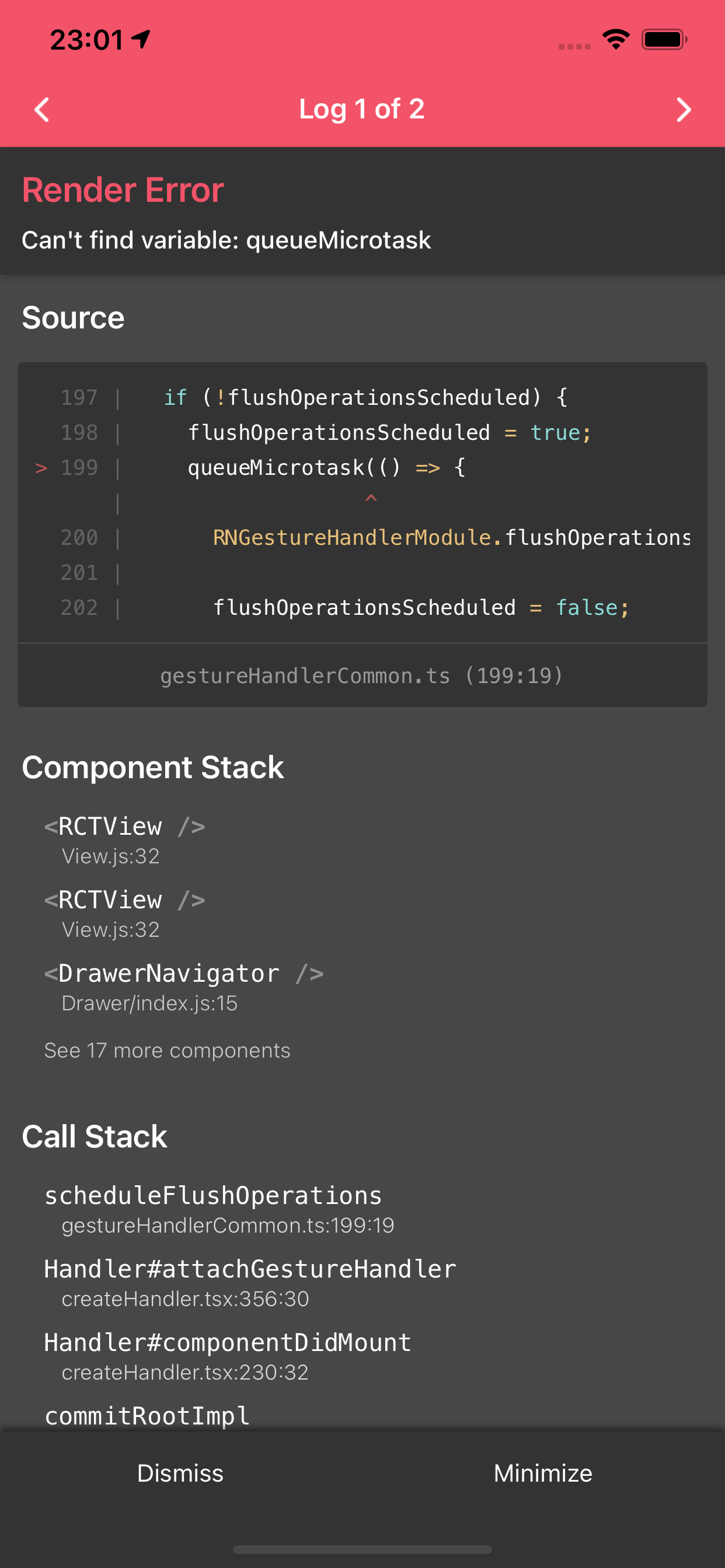 ReferenceError: Can't find variable: queueMicrotask · Issue #2505 · software-mansion/react ...