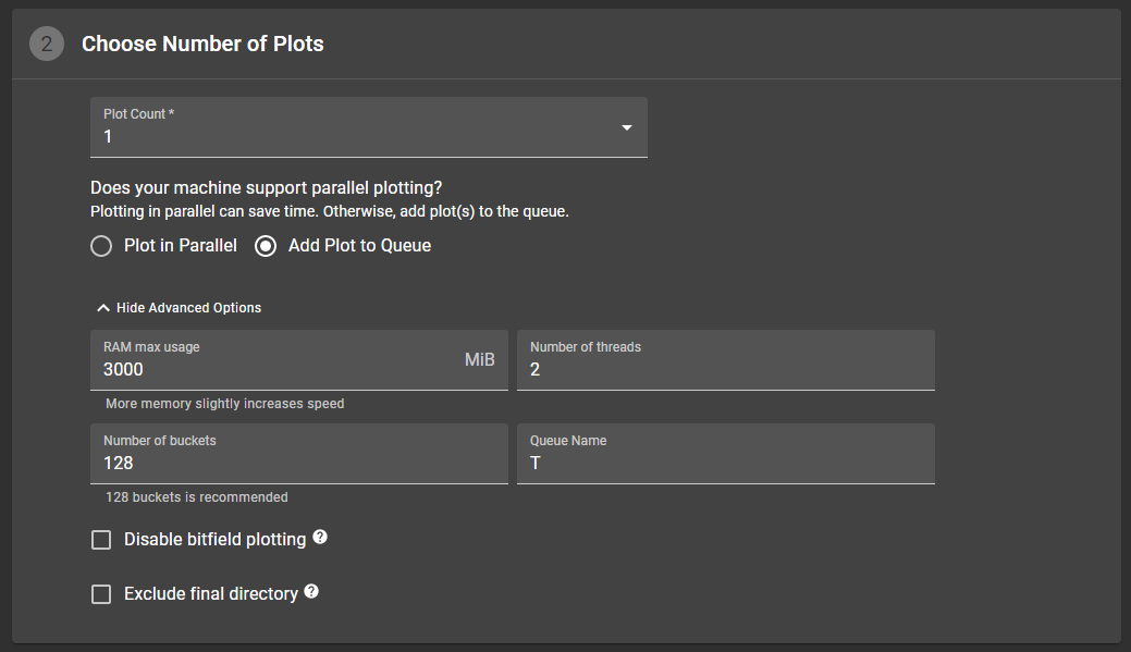 'Add Plot to Queue' with Windows GUI actually starts plotting in parallel · Issue #225 · Chia ...