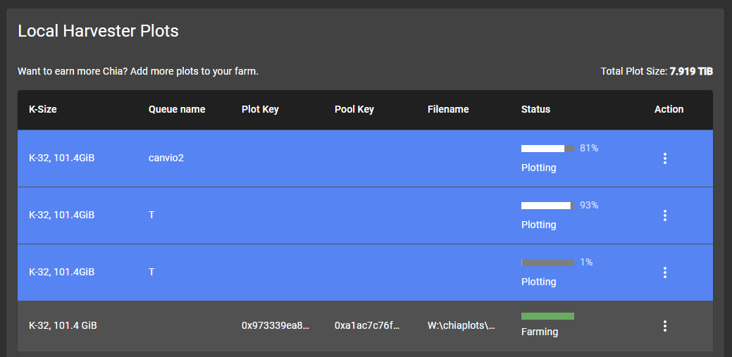 'Add Plot to Queue' with Windows GUI actually starts plotting in parallel · Issue #225 · Chia ...