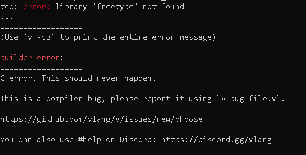 compiler bug · Issue #17376 · vlang/v · GitHub