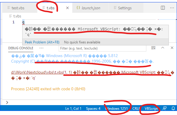 Debug console and Output windows do not show cyrillic symbols · Issue ...