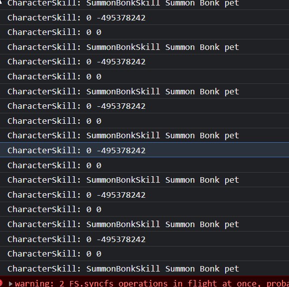 Bug Webgl Skill Level In Webgl Client Is Always Default Instead Of Whats In Serverdatabase 6665