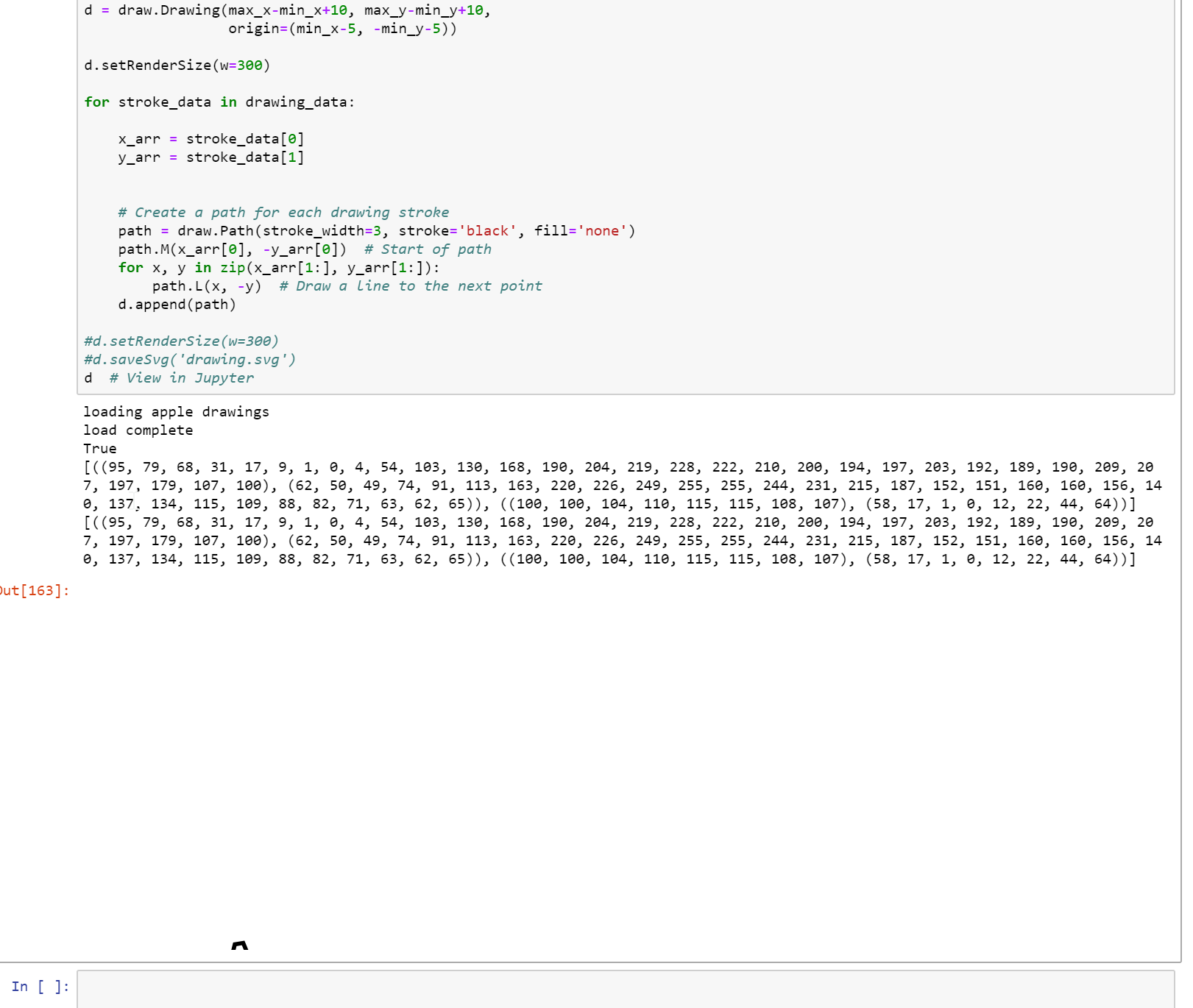 Visualize/Draw google's quickdraw data · Issue #5 · cduck/drawsvg · GitHub