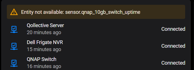 QNAP QSW Integration Suddenly Not Working · Issue #78623 · home-assistant/core · GitHub
