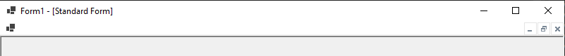 The form title bar of an MDI child form is shown under the main bar in High DPI · Issue #9047 ...