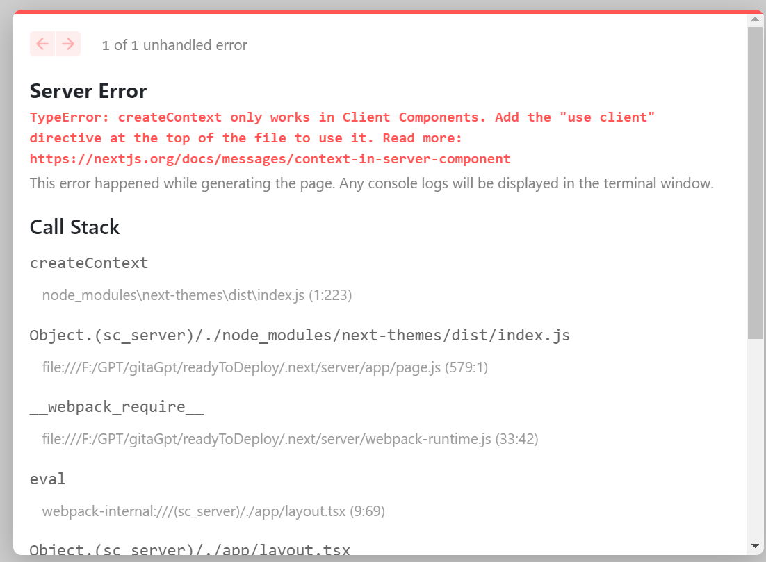 next js 13 required use client at the top to wrok as client component · Issue #166 · pacocoursey ...