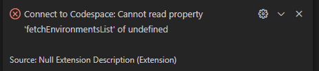 Unable to debug [Codespaces extension] · Issue #127562 · microsoft ...