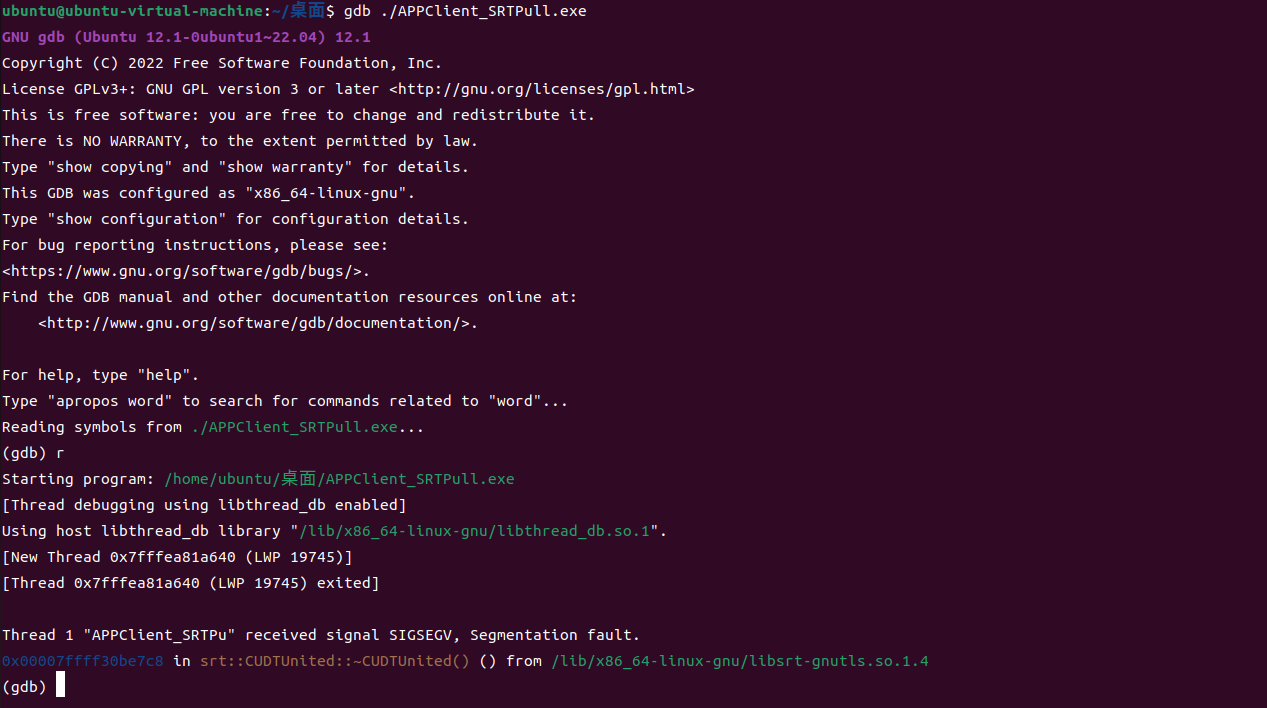 [BUG]crashed on ubuntu22.04.02 when exit · Issue #2770 · Haivision/srt · GitHub