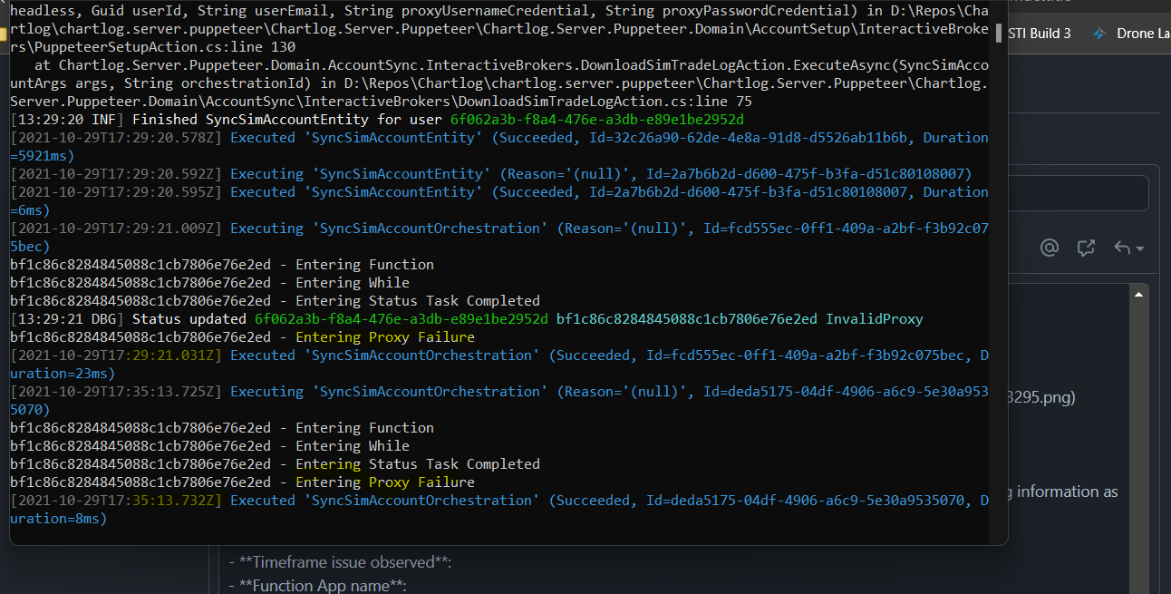Orchestration Stuck In Running State After Return Statement · Issue 1988 · Azure Azure