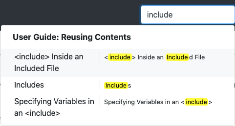 Special characters not rendered correctly in search results · Issue #1486 · MarkBind/markbind ...