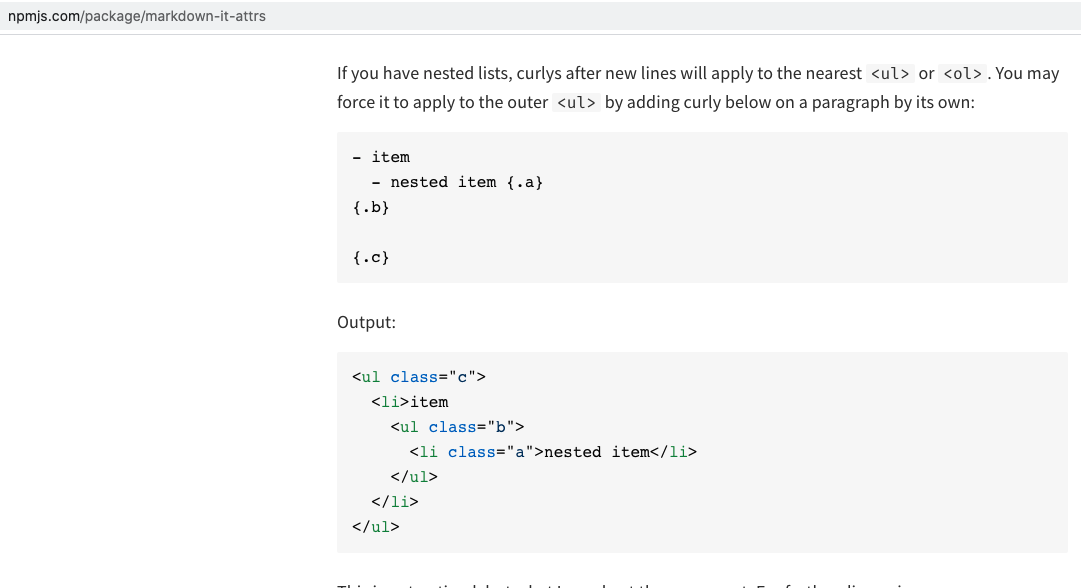Markdown It Attrs Not Parsing Properly In User Guide · Issue 1500 · Markbindmarkbind · Github