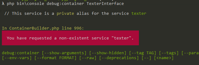 [Notification] You have requested a non-existent service "texter". · Issue #45880 · symfony ...