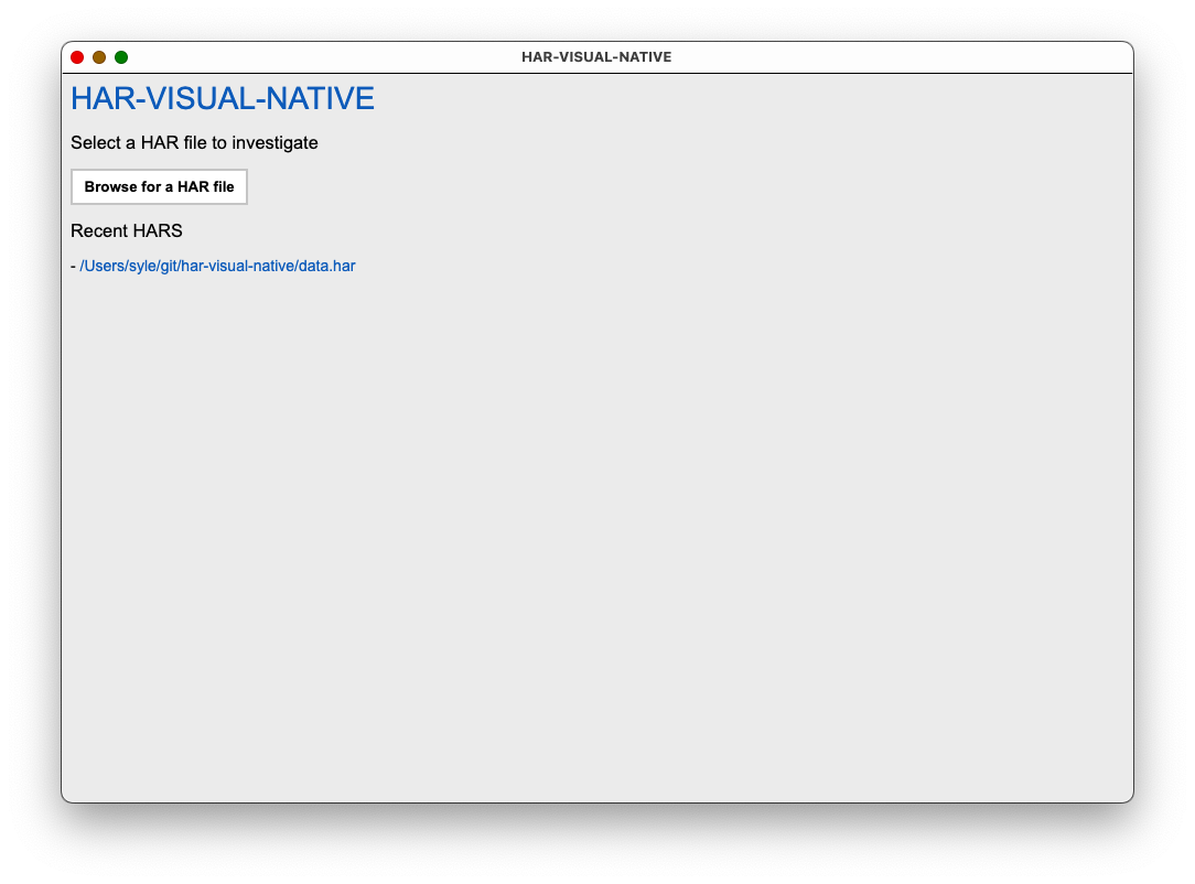 GitHub - synle/har-visual-native