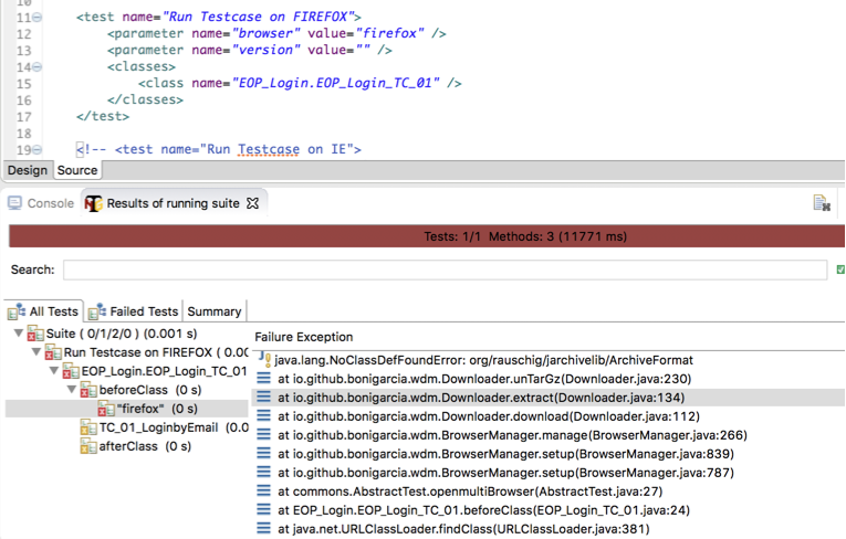 Error java.lang.NoClassDefFoundError: org/rauschig/jarchivelib/ArchiveFormat when add library ...