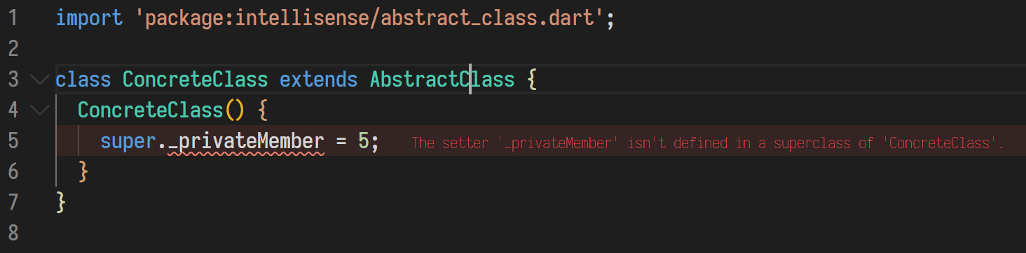 Intellisense showing private members outside class · Issue #2495 · Dart-Code/Dart-Code · GitHub