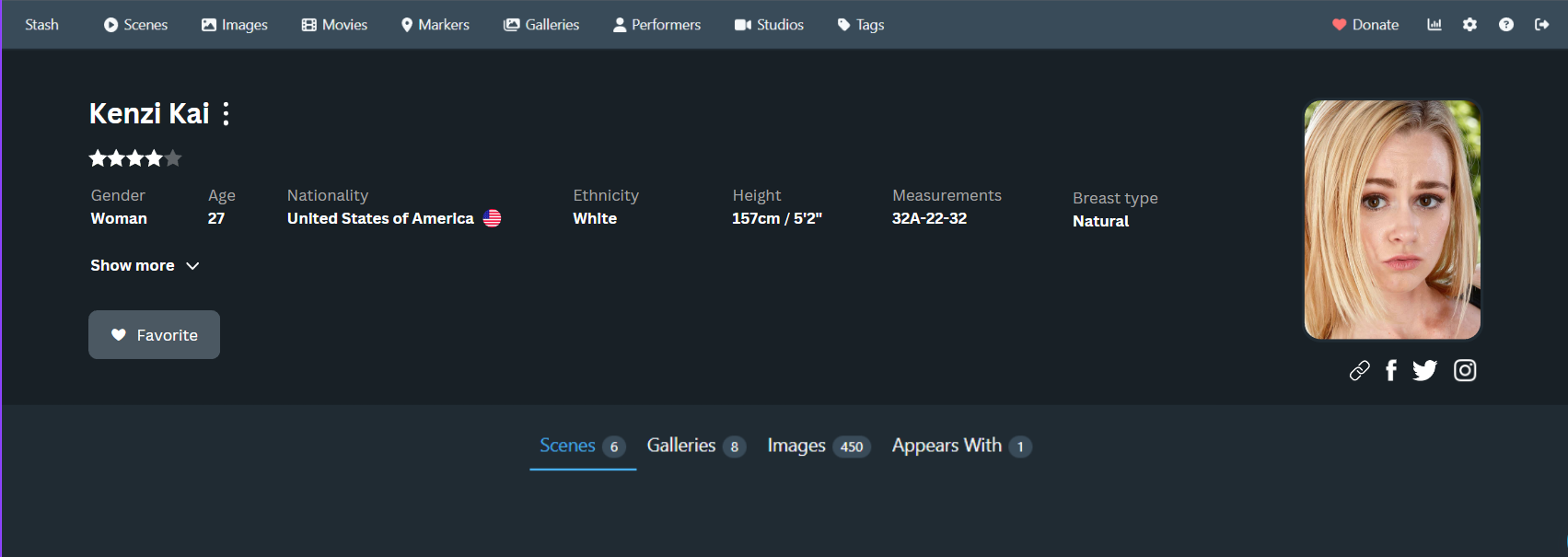 [Feature] Performer Page Restructure · Issue #3703 · stashapp/stash · GitHub
