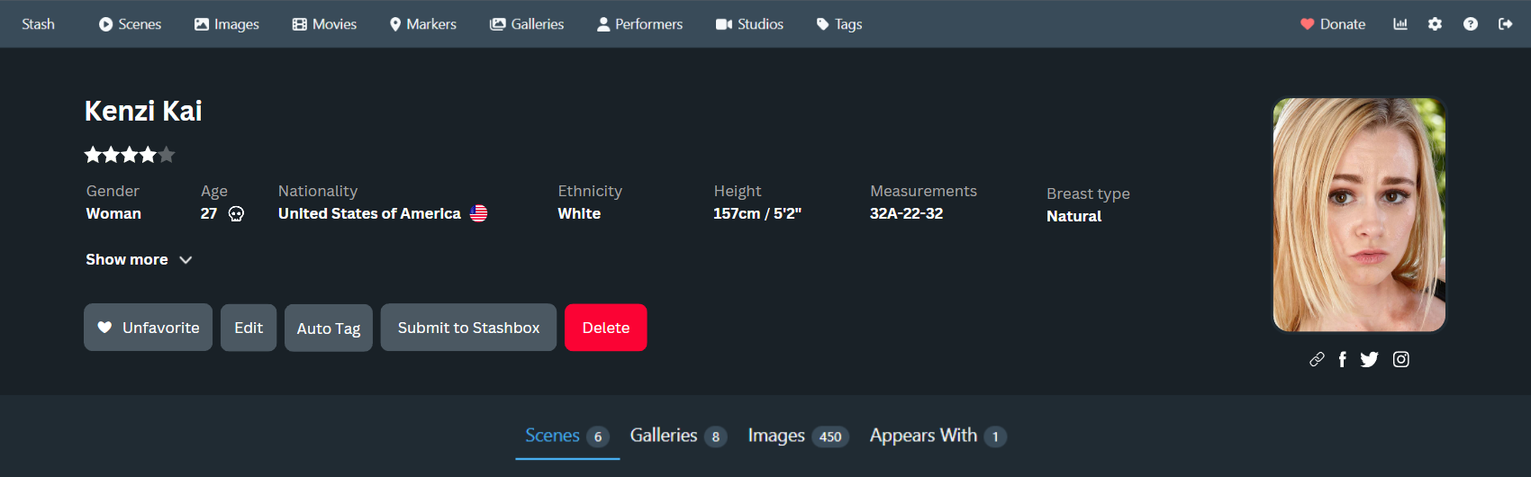 [Feature] Performer Page Restructure · Issue #3703 · stashapp/stash · GitHub