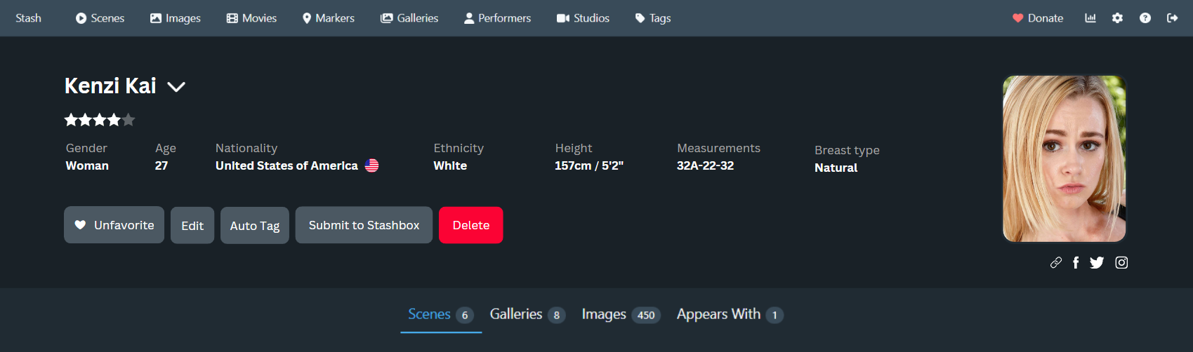 [Feature] Performer Page Restructure · Issue #3703 · stashapp/stash · GitHub