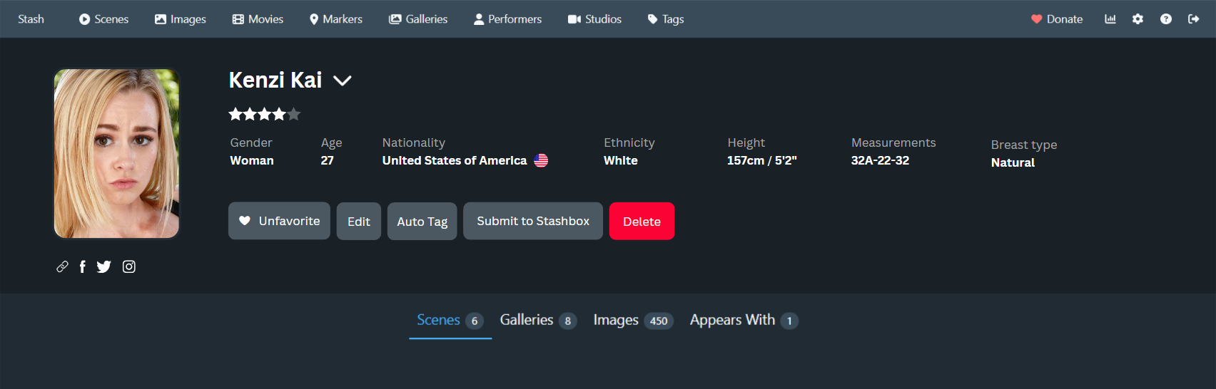 [Feature] Performer Page Restructure · Issue #3703 · stashapp/stash · GitHub