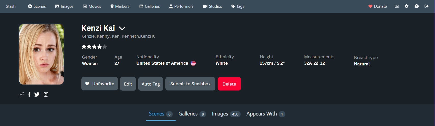 [Feature] Performer Page Restructure · Issue #3703 · stashapp/stash · GitHub
