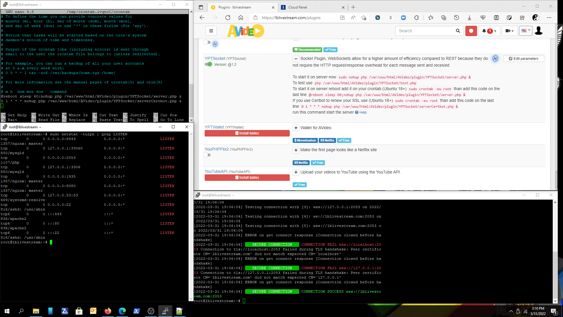 YPT Socket Not Connecting · Issue #6445 · WWBN/AVideo · GitHub