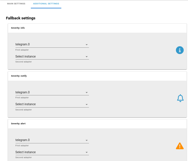 Fallback settings don't seem to be working (or needs more explanation, or maybe Telegram ...