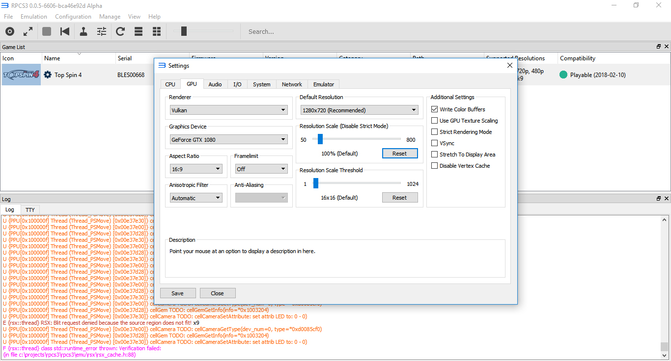 Bles00668 Top Spin 4 Loading Bug · Issue 4362 · Rpcs3rpcs3 · Github