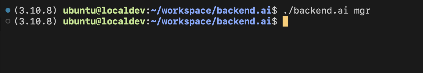 Cli Manager Command With No Args Doesn T Show Up Any Description · Issue 969 · Lablup Backend
