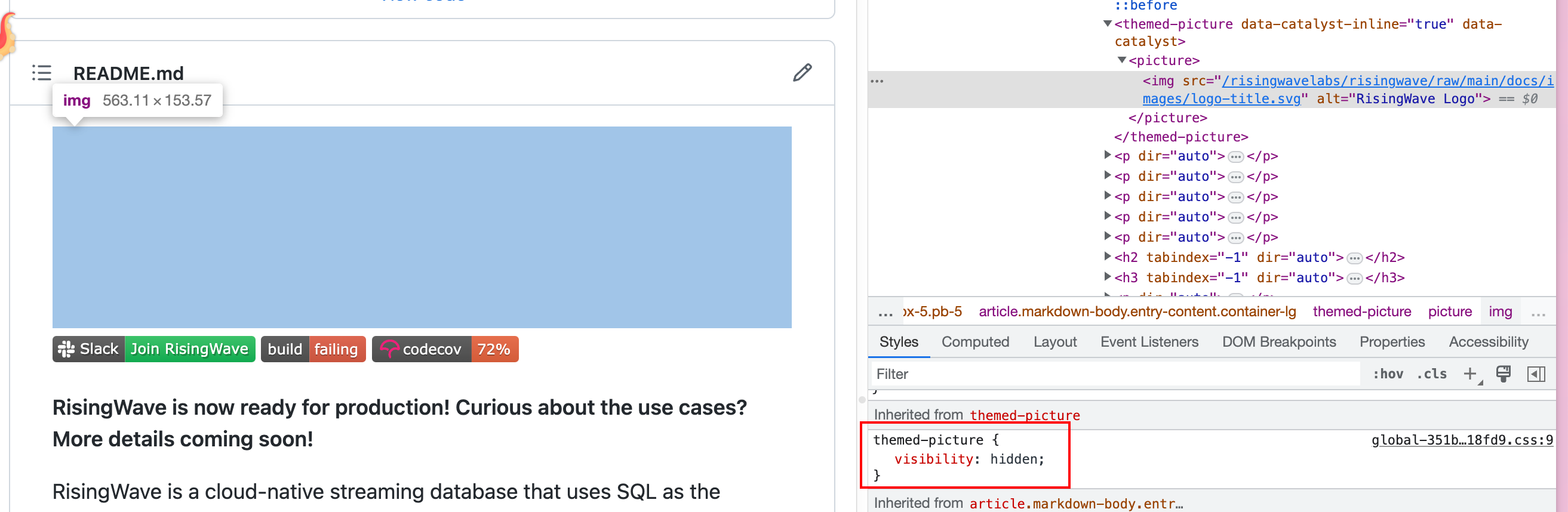 image in tag is sometimes hidden · community · Discussion #48538 · GitHub