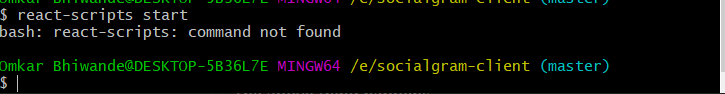 Npm Start Command Is Not Working · Issue 8221 · Facebook Create React App · Github