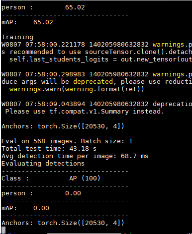 mAP drops to 0 when doing Knowledge Distillation with a detection network · Issue #347 ...