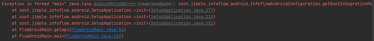 Java.lang.NoSuchMethodError create breakpoint · Issue #410 · secure ...