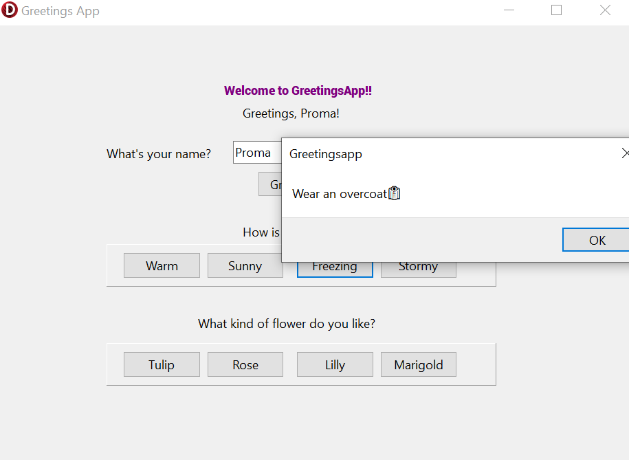 GitHub - procas/GreetingsApp: A simple greetings desktop application in ...