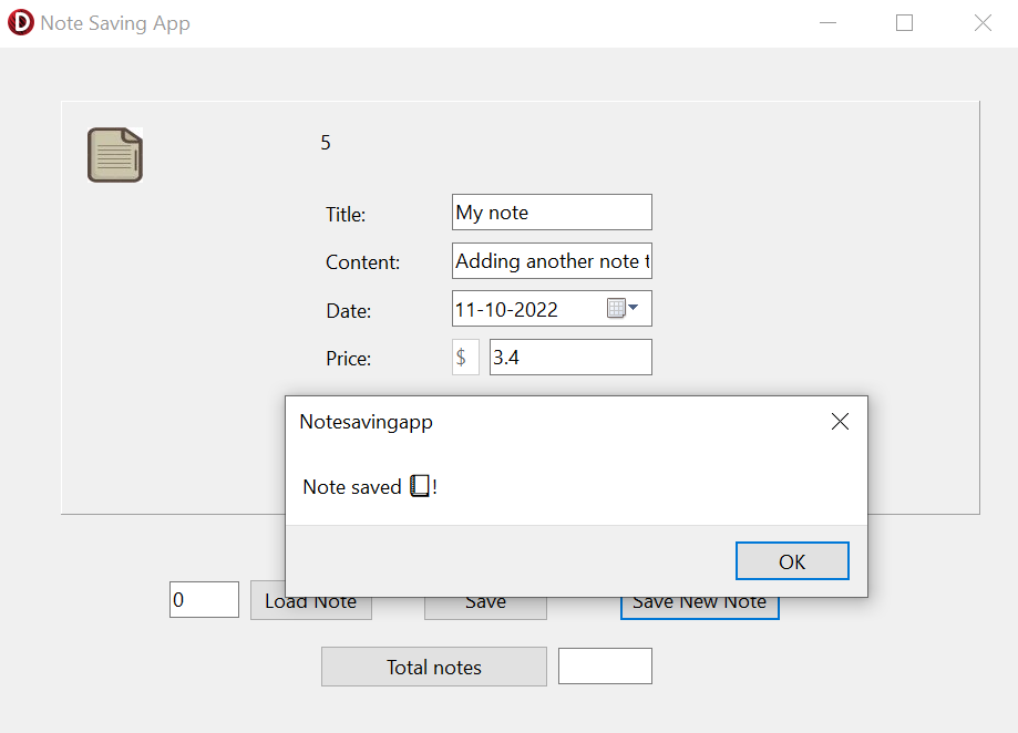 GitHub - procas/NoteSavingApp: Note Saving App