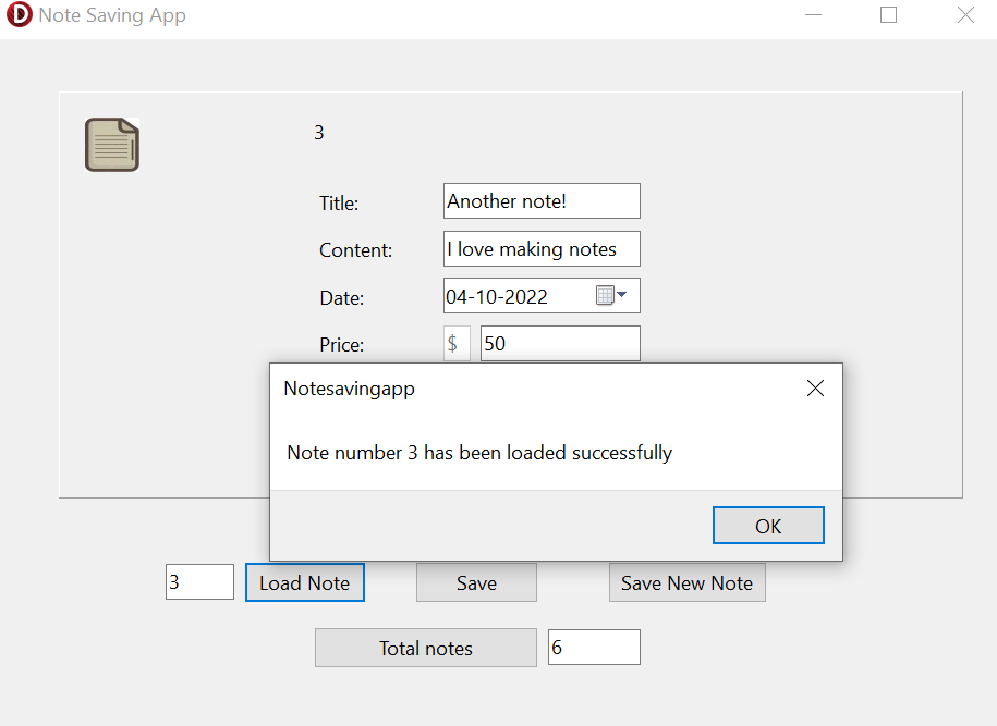 GitHub - procas/NoteSavingApp: Note Saving App