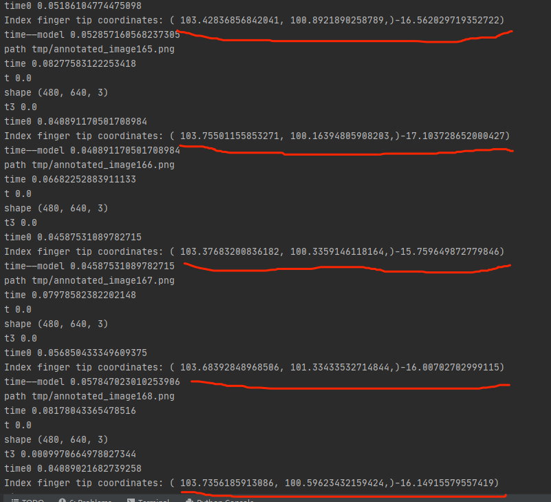 Hand_landmark gesture recognition, camera mode, finger key points of ...