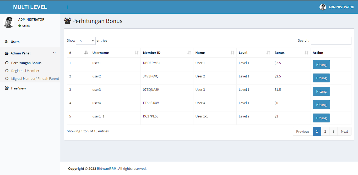 GitHub - RidwanRRM/ci3_mlm: Simple CodeIgniter 3 MLM Binary Tree