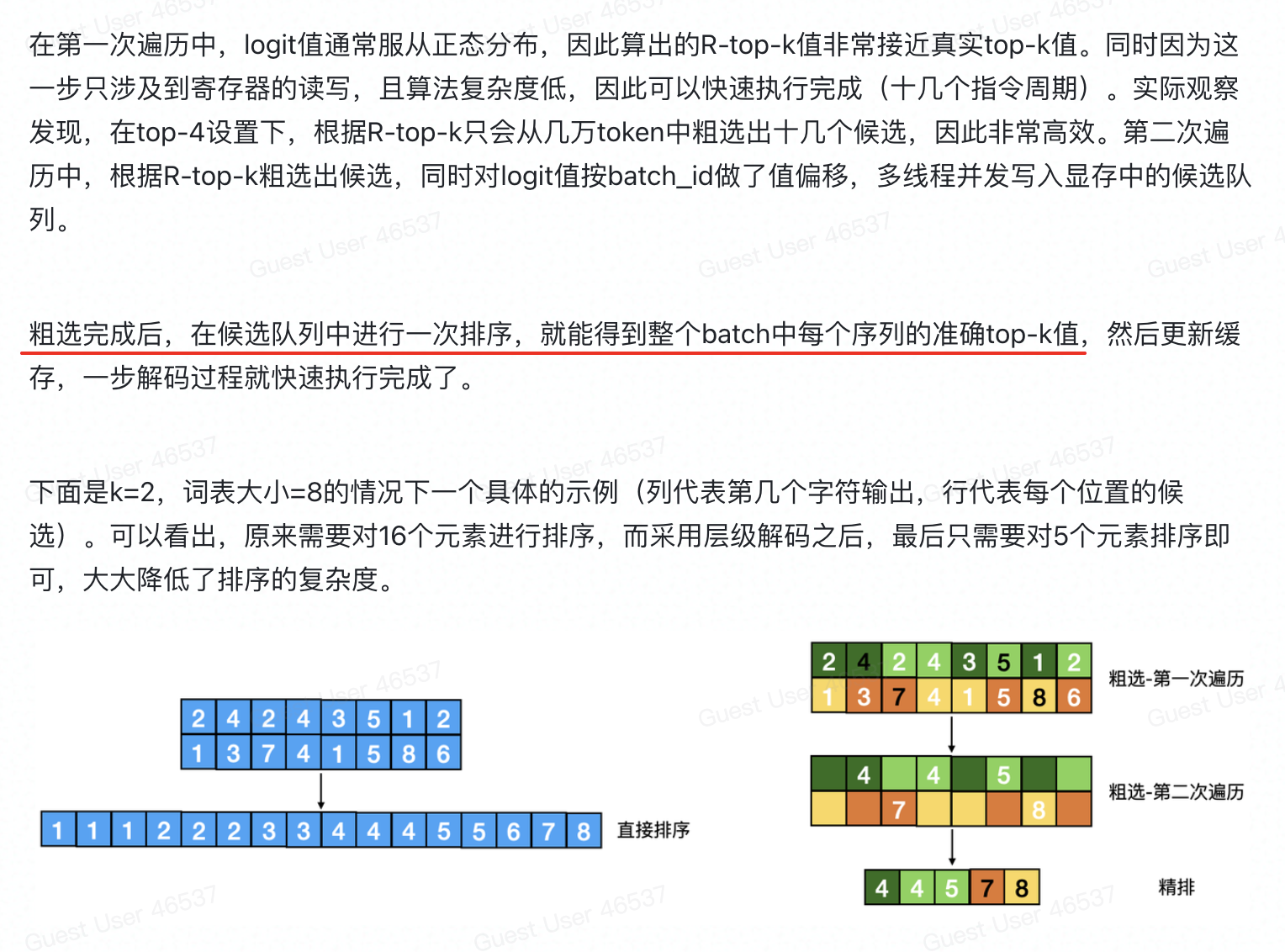 Setting sampling method as topk=8, there are more than 8 different ...
