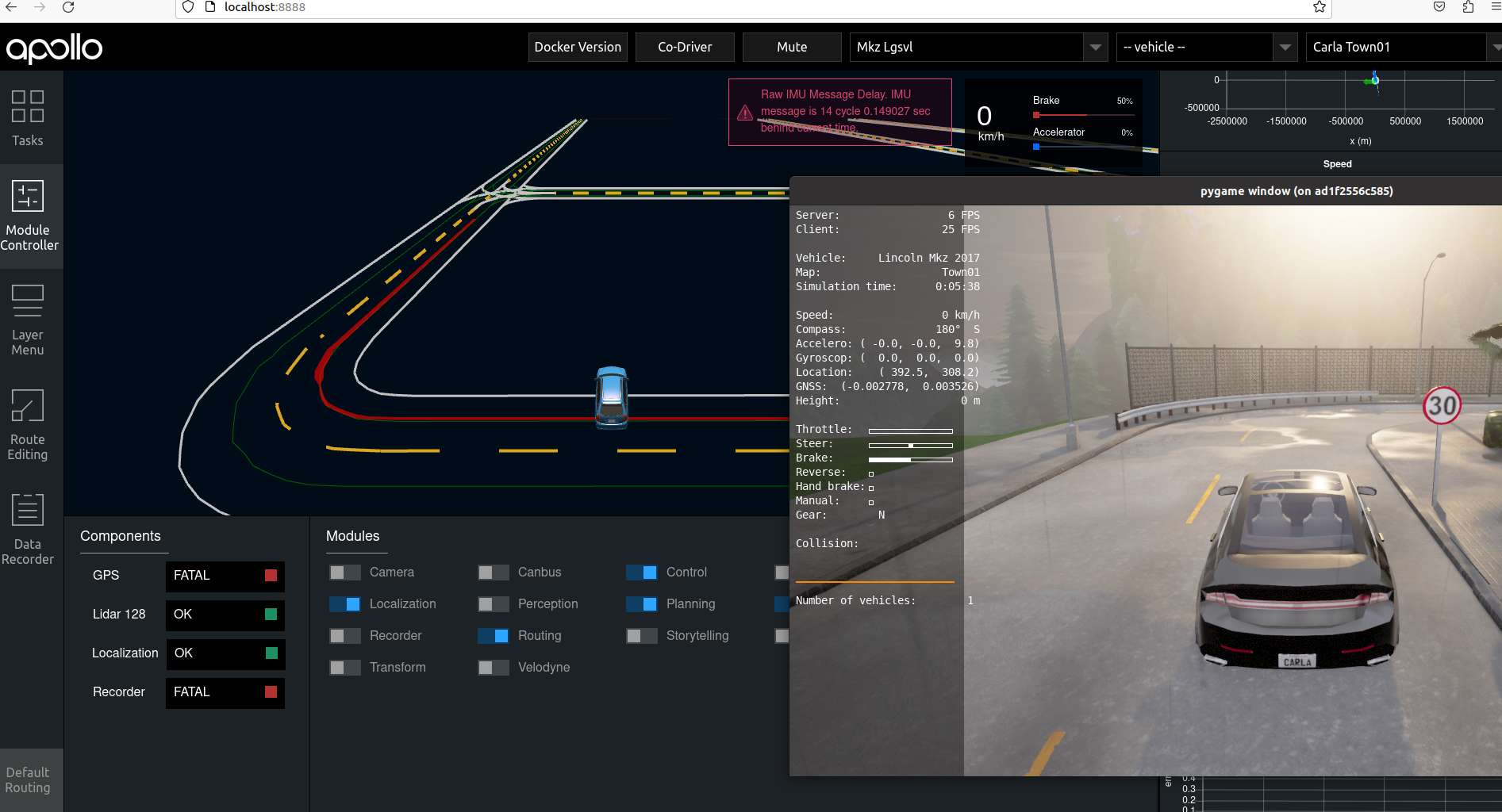 The dreamview is keep flashing and i can't control the car by Routing Editing · Issue #8 ...