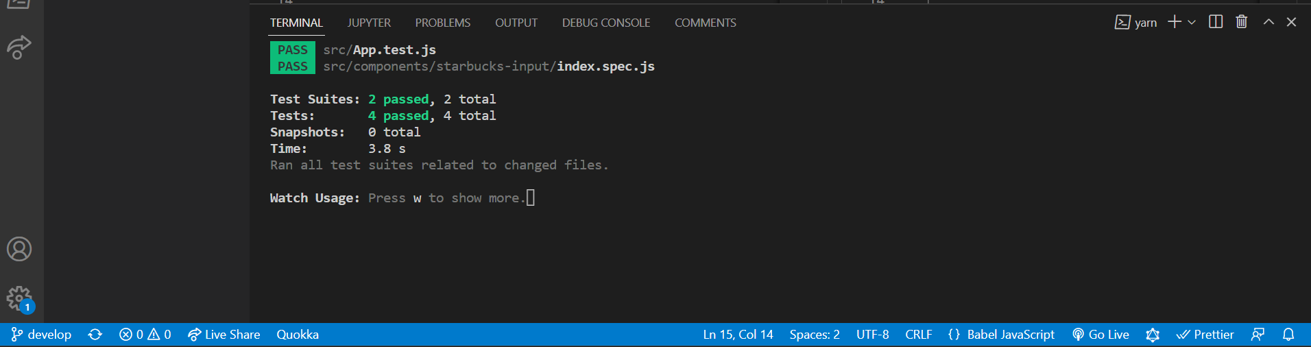 Follow along TDD: Create tests for simple input · Issue #35 · Real-Dev ...