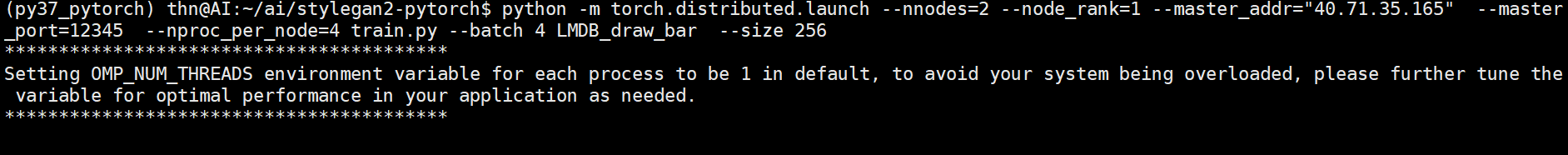 How can I use distributed training for this project · Issue #150 · rosinality/stylegan2-pytorch ...