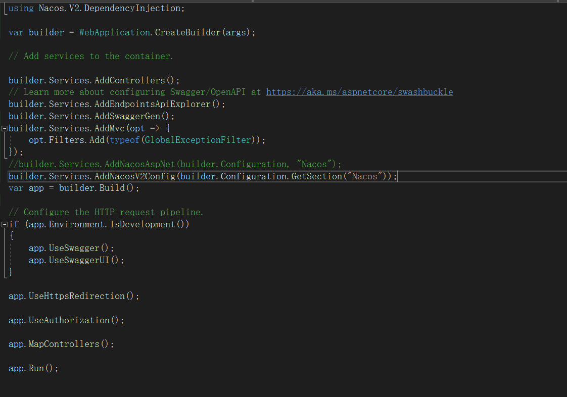 net6 使用nacos获取不到配置 · Issue #199 · nacos-group/nacos-sdk-csharp · GitHub