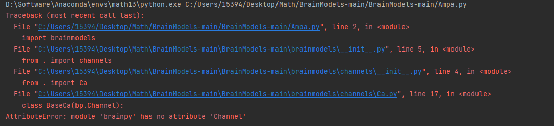 An error occurred while running the AMPA sample · Issue #57 · brainpy/BrainPy · GitHub