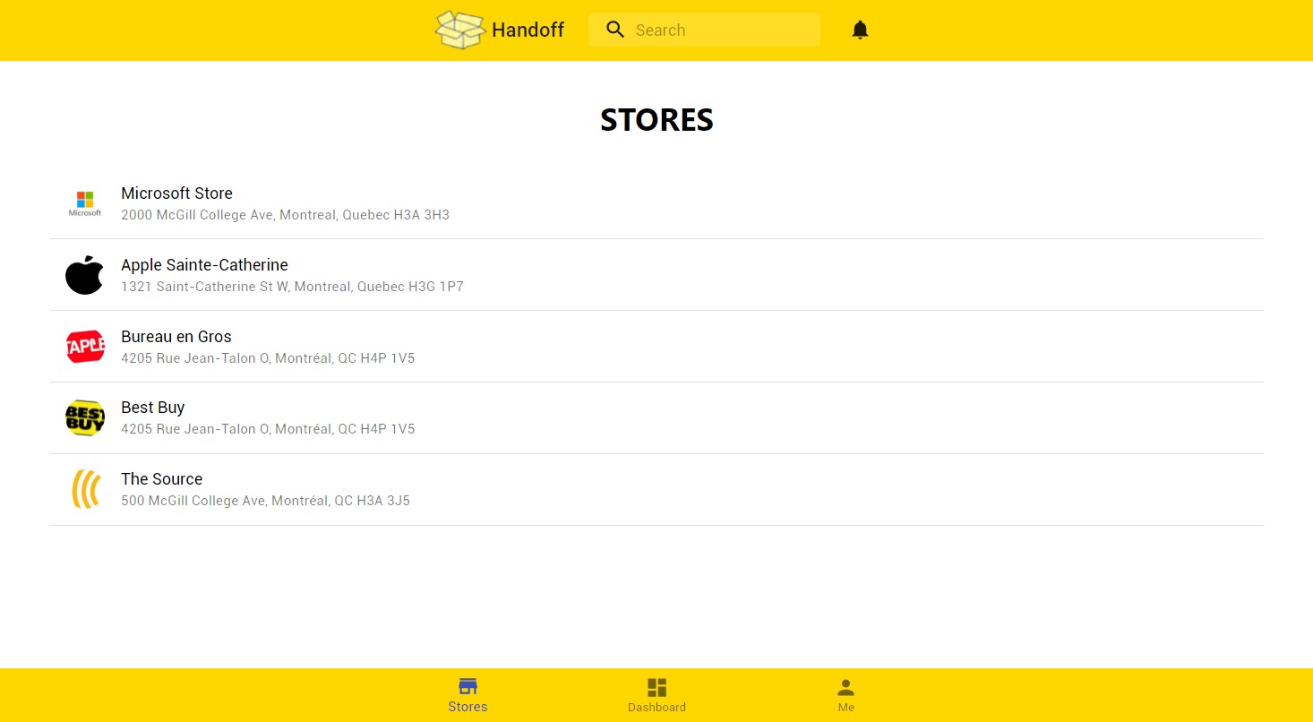 GitHub - Ming424/Handoff: A React project for SOEN 357 (User Interface Design)