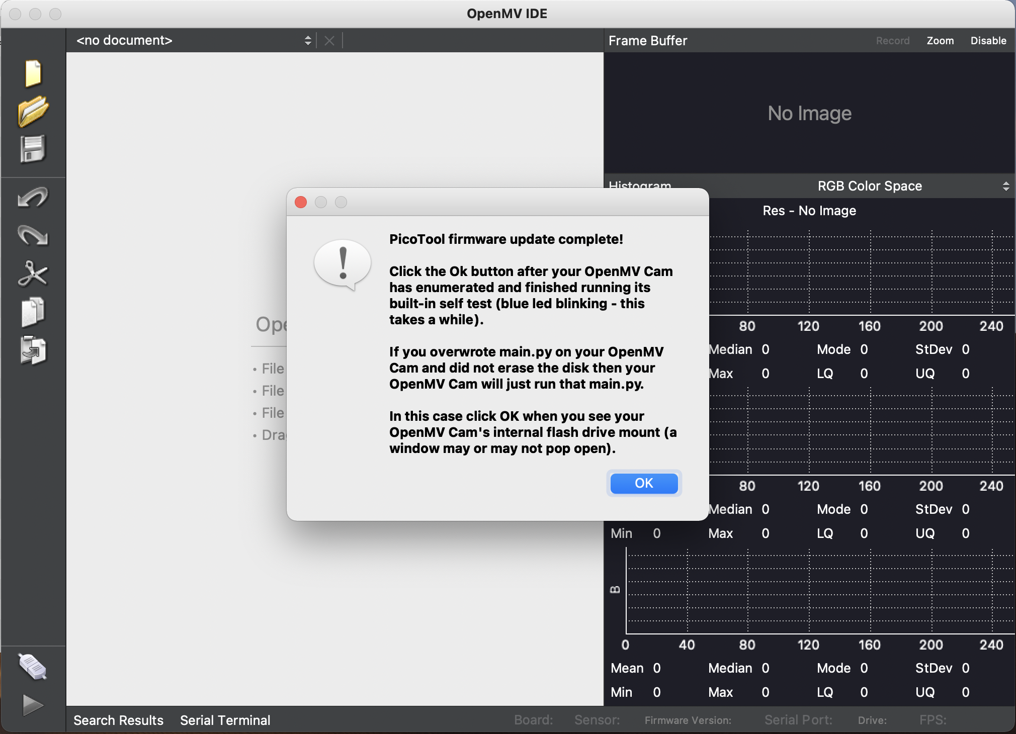 Arduino Nano RP2040 Connect and OpenMV Issue · Issue #1437 · openmv/openmv · GitHub